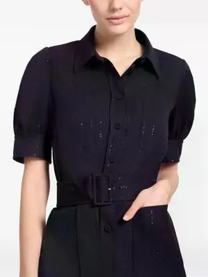Elie Saab Belted Crepe Shirt