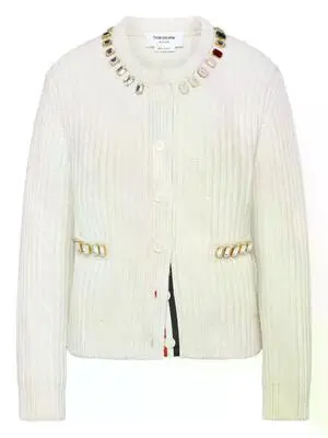Thom Browne Embellished Cardigans For Women