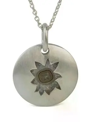PARTS OF FOUR Disk Pendant Necklace - Silver