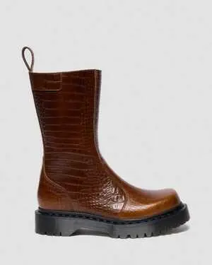 Dr. Martens Rejena Croc Emboss Leather Boots