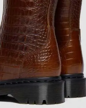 Dr. Martens Rejena Croc Emboss Leather Boots