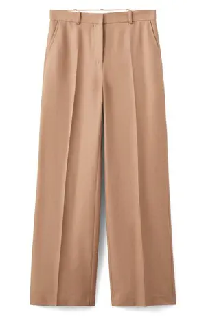 Mango Natalie Wool Blend Trousers