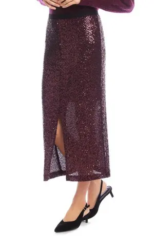 Karen Kane Sequin Midi Skirt