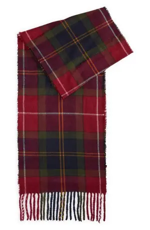 Barbour Swinton Tartan Scarf & Beanie Set