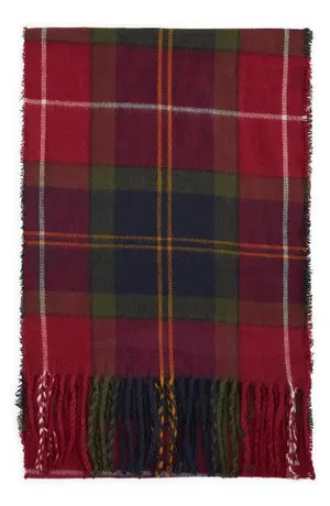 Barbour Swinton Tartan Scarf & Beanie Set