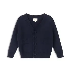 ELY'S & CO. Dense Knit Collection Cardigan - Navy