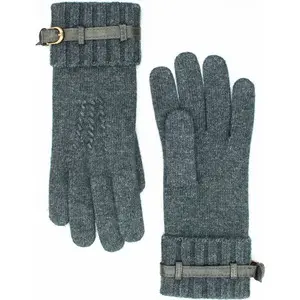 Portolano Gloves With Nappa Belt - H Charcoal/teak