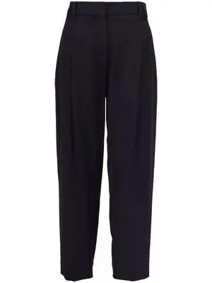 Brunello Cucinelli Box-pleat High-waisted Trousers - Black