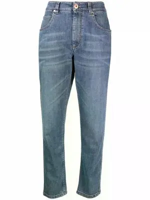 Brunello Cucinelli Mid-rise Straight-leg Jeans