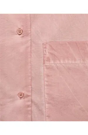 Mango Garment Dyed Button-up Shirt