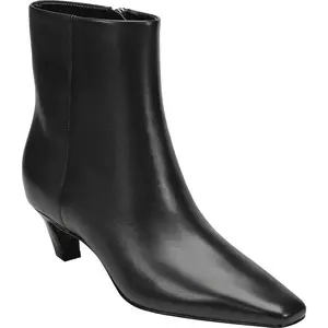 MARC FISHER Danai Leather Kitten Heel Booties