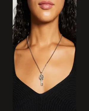 Gucci Gg Marmont Key Pendant Necklace