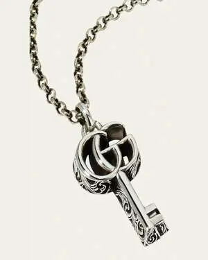Gucci Gg Marmont Key Pendant Necklace