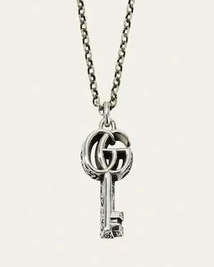 Gucci Gg Marmont Key Pendant Necklace