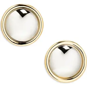 Jacquemus Round Drop Earrings - Silver/gold 979