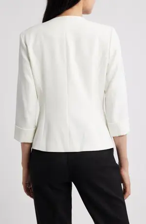 KASPER Stretch Crepe Blazer