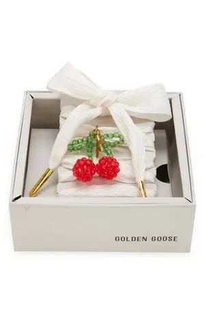 GOLDEN GOOSE Skins Cherry Charm Shoelaces