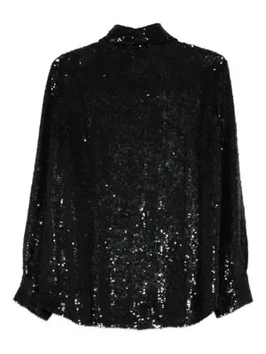 PAROSH Sequined Shirt