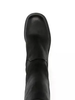 Elena Iachi Block-heel Leather Boots