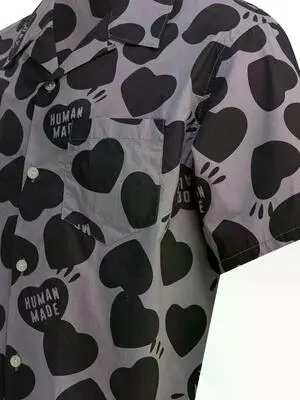 HUMAN MADE Heart-print Shirt - Grey
