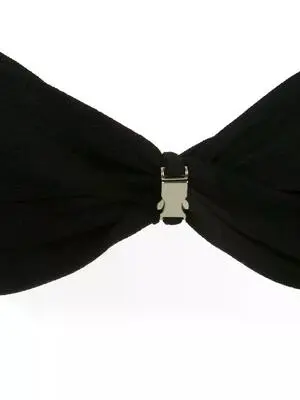 AMIR SLAMA Buckle Bandeau Bikini Set