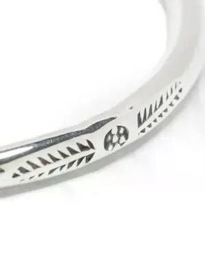 OBSIDIAN Engraved Cuff Bracelet