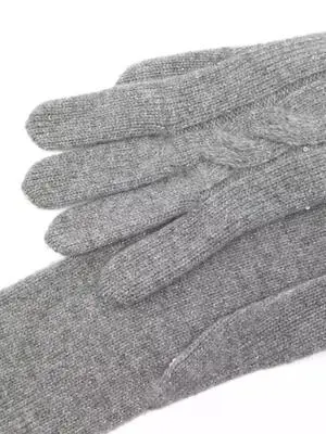 GRAN SASSO Cable-knit Gloves