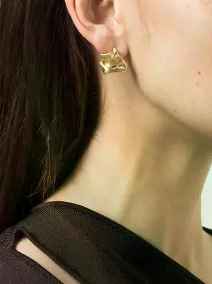 Completedworks Folded, Then Crumpled Earrings