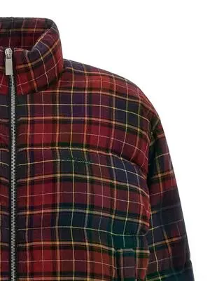 Off-White Arrow Checked Bomber Jacket