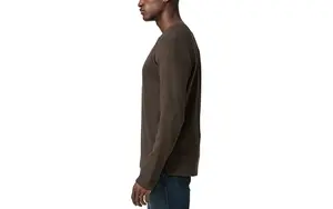 Paige Abaroa Slim Fit Henley - Deep Oak