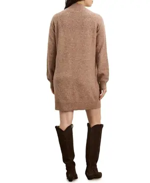 Hatch Collection Cozy Pointelle Poise Mini Maternity Dress