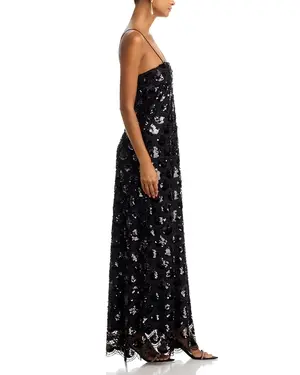 ROTATE BY BIRGER CHRISTENSEN Sequin Embellished Slip Dress