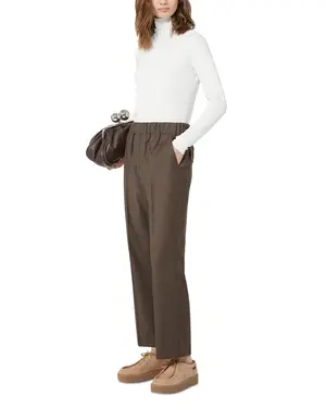Max Mara Wool Blend Ankle Pants