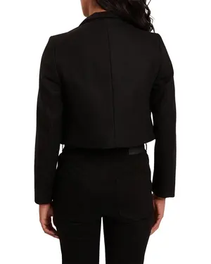 Ted Baker London Wool Blend Wrap Jacket - Black