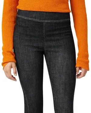 Hue Crosshatch High Rise Bootcut Jeans