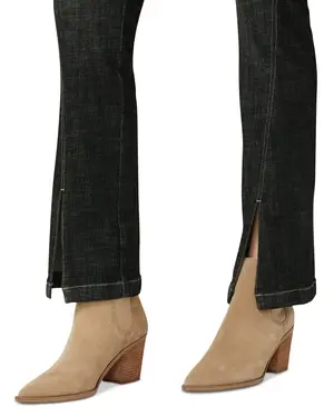 Hue Crosshatch High Rise Bootcut Jeans