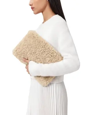 ALLSAINTS Bettina Shearling Clutch