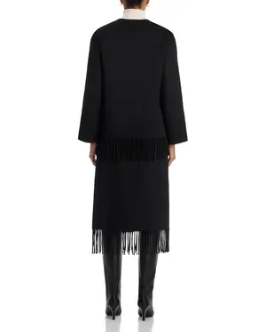 Rails Oliver Fringe Trim Midi Skirt