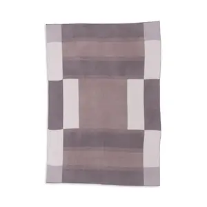 Barefoot Dreams Cozychic Costa Block Throw - Beach Rock