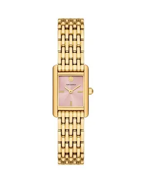 Tory Burch The Eleanor Small Watch, 19mm X 28mm - Pink/gold