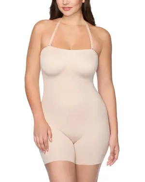 TC FINE INTIMATES Strapless Shaping Bodysuit - Warm Beige