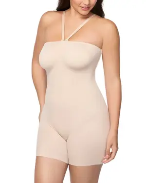 TC FINE INTIMATES Strapless Shaping Bodysuit - Warm Beige