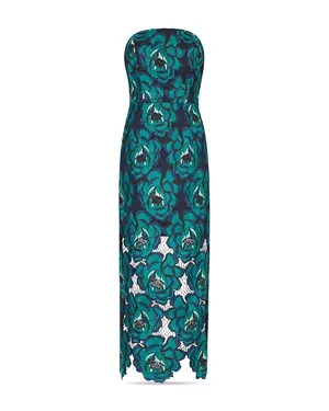 MILLY Kait Bloom Column Dress