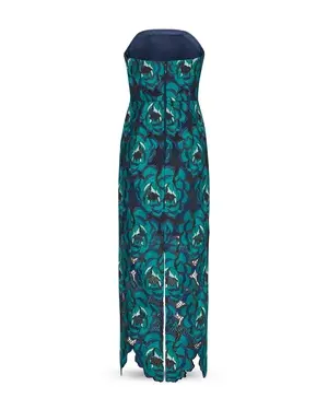MILLY Kait Bloom Column Dress