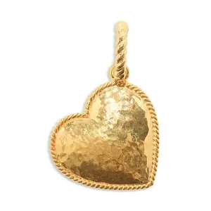 CAPUCINE DE WULF Oversized Heart Pendant - Gold