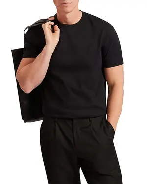 Ted Baker London Konrrad Regular Soft Touch Cotton Tee - Black