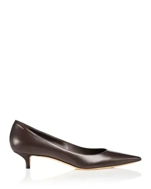 JIMMY CHOO Amelia Pointed-toe Pumps - Chocolate