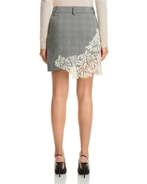 Essentiel Antwerp Interior Crochet Mini Skirt