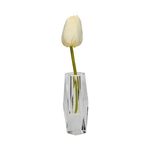 TIZO Crystal Diamond Shaped Bud Vase