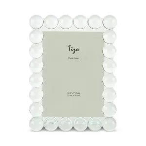 TIZO Crystal Glass Single Bubble Frame, 4 X 6 - Clear